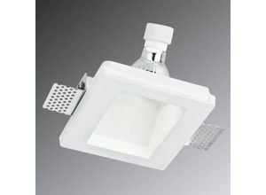 8031434241211 - Eco-Light Ghost - Halogen-Einbauspot aus Gips Tiefe 65 cm