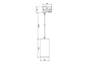 4042943172167 - Deko Light Lucea 15 Pendelleuchte LED fest eingebaut 15 W LED EEK F (A - G) Tiefschwarz (RAL 9005)