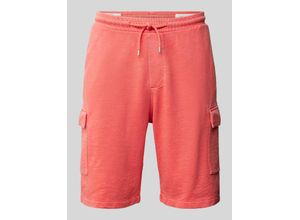 4099975316922 - Regular Fit Sweatshorts mit Cargotaschen