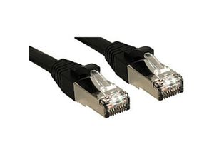 4002888456036 - 45603 RJ45 Netzwerkkabel Patchkabel cat 6 s ftp 200 m Schwarz mit Rastnasenschutz 1 St - Lindy