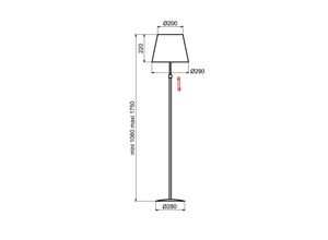 3131130366623 - Store Stehlampe schwarz schwarz