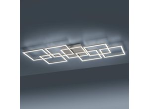 4012248358092 - Q-Smart LED Deckenleuchte Q-Inigo in Silber 60W 4000lm - Silber