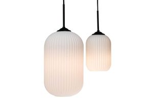 5704709071068 - Dyberg Larsen Lighting - Dyberglarsen Riflet Dome Pendelleuchte Opal 20cm