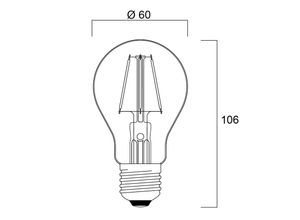 5410288863078 - ToLEDo Retro LED-Lampe E27 41W rot