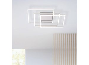 4012248321829 - Paul Neuhaus - Q-Smart led Deckenleuchte Q-Inigo in Silber tunable white inkl Fernbedienung 600 x 600 mm - grey