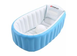 0754495657767 - Northix - Aufblasbare Badewanne für Babys - Blau