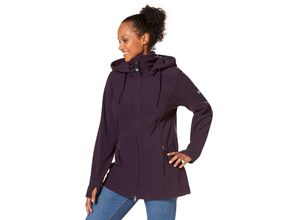 6939993900506 - Große Größen Fleecejacke aubergine Gr42