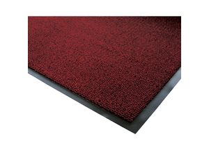 5013745000070 - COBA Schmutzfangmatte für innen Flor aus Polypropylen Breite 900 mm pro lfd m schwarz   rot