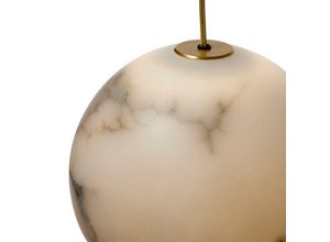 8435579827703 - LED-Hängeleuchte Neil Alabaster gold Ø 21cm