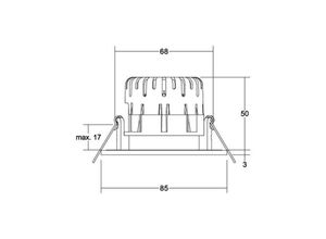 4251433948391 - 39480173 39480173 LED-Einbauleuchte LED 7 W Weiß