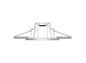 4038104144890 - LED-Einbauleuchte Holstein IP65 116° starr stahl