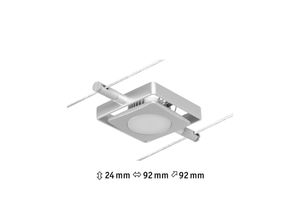 4000870944219 - CorDuo LED Seilsystem MacLED Einzelspot 250lm 45W 3000K 12V Chrom matt Chrom