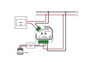 7070938062428 - The Light Group SLC SmartOne AC Dimmer Mini 200W ZigBee LN