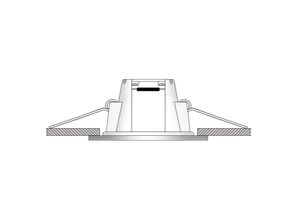 4038104146702 - LED-Einbauleuchte Holstein IP65 116° starr weiß