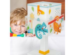 8420406633114 - Tischleuchte Happy Jungle in Mehrfarbig und Weiß E14 - multicolour - Dalber