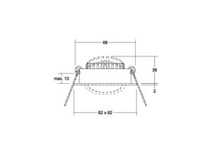 4251433916802 - 38365153 38365153 LED-Einbauleuchte LED 6 W Nickel