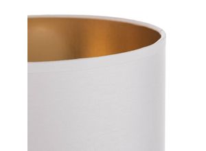 5902349227726 - HELAM Lampenschirm Alba Ø 20 cm E27 weiß gold