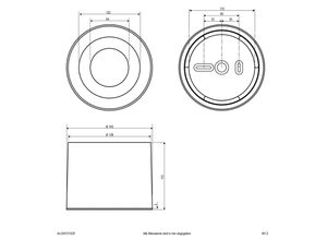 4037293031455 - EVN ALG54131525 EVN LED-Deckenleuchte 13 W Anthrazit