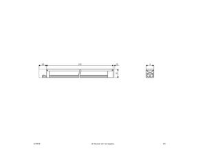 4037293024662 - EVN LED-Anbauleuchte Bordo aus Aluminium Länge 31 cm