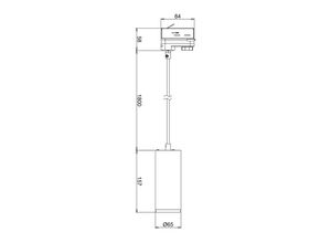 4042943172143 - Deko Light Lucea 10 Pendelleuchte LED fest eingebaut 10 W LED EEK F (A - G) Tiefschwarz (RAL 9005)