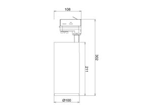 4042943172129 - Deko Light Lucea 30 Hochvolt-Schienensystem-Leuchte LED fest eingebaut 30 W LED EEK F (A - G) Tiefschwarz (RAL 9005)