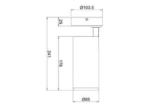 4042943172402 - Deko Light Lucea 20 Deckenaufbauleuchte LED fest eingebaut 20 W LED EEK F (A - G) Verkehrsweiß (RAL 9016)