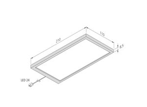 4051268173186 - Hera LED-Unterbaulampe Sky Sonar 3er-Set 4000K stahl