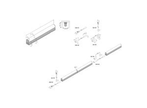 4051268222440 - Hera LED-Lichtleiste EcoLite F HO Anbau 4000K 90cm