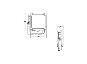 4251433971771 - BRUMBERG Neo Micro LED-Fluter Breite 9 cm 4000K