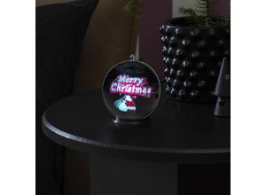 7318301551705 - Led Weihnachtskugel Geschenktüte rgb in Schwarz 42x - Konstsmide