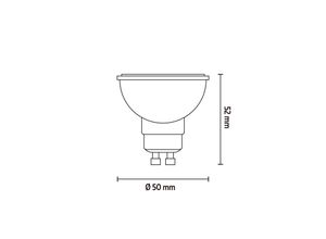 8712879144809 - Smart GU10 LED LED 5W 350 lm 2200-4000K dimmen bis warm