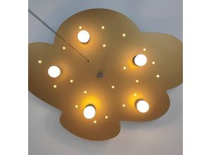 4036239070114 - Deckenlampe Wolke gold 5-flammig 20 LED-Punkte