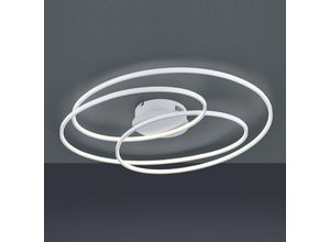 4017807452259 - Leuchten - Deckenleuchte Deckenlampe led Leuchte Gale weiß matt 50W 3000K Höhe ca 145 cm