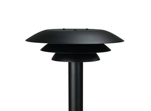 5704709010265 - Dyberg Larsen Lighting - Dyberglarsen DL25 Außenpoller Wegeleuchte Schwarz 25cm IP44