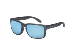 Image of Oakley Holbrook Brille in prizm deep h2o polarized-woodgrain