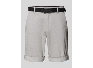 4067672328128 - Regular Fit Chino-Shorts mit Gürtel