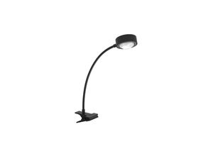 4020856858538 - LIGHTME Tischleuchte Powerlens Flex Klemme schwarz