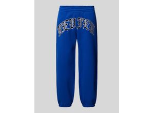 4067557932846 - Regular Fit Sweatpants mit Label-Stitching