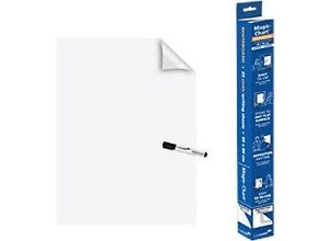 8713797096379 - Magic Charts XL für Whiteboards blanko selbstklebend & beschreibbar inkl Boardmarker B 900 x H 1200 mm 100 % recyclingfähig Polypropylen weiß 15 Blatt