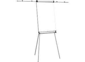 5907695621341 - Flipchart DIN A1 Freistehend Dreibeinig Aluminium Stahl Plastik Silber Weiß 700 x 1860 mm