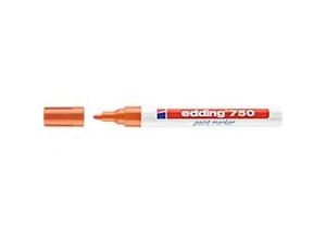 4004764018550 - Lackmarker 750 4-750006 orange 2-4mm Rundspitze 4004764018550 Edding