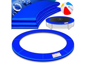 4260635556341 - KESSER® - Trampolin Randabdeckung Ø 244  305  366  426 cm  30cm breit 100% UV-beständig reißfest Federabdeckung  Grün  Blau