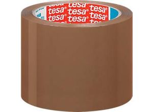 4042448438461 - tesa Verpackungsklebeband tesapack® 4195 PP-Folie L 66 m x B 75 mm braun 4 Rollen