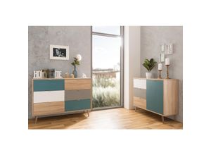 4251105958147 - Kommode Emilia Sonoma-Eiche tricolor