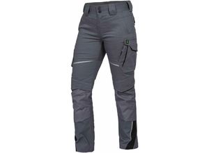 4003457373235 - Damen Bundhose Flex-Line FLXDH27 Gr 40 grau schwarz - grau schwarz - Leibwächter