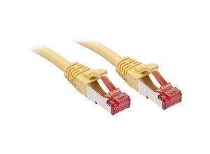 4002888477642 - LINDY 47764 RJ45 Netzwerkkabel Patchkabel CAT 6 S FTP 200 m Gelb mit Rastnasenschutz 1 St