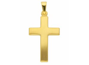 4059468466374 - Ketten-Anhänger ADELIA´S 333 Gold Kreuz Anhänger Schmuckanhänger Gr Damen Gelbgold 333 goldfarben (gold) Damen Anhänger Goldschmuck für & Herren