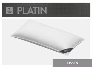 4033829471399 - 3-Kammer-Kopfkissen SPESSARTTRAUM Platin Kopfkissen Gr B L 40 cm x 80 cm Baumwolle 1 St weiß Weitere Kopfkissen hergestellt in Deutschland allergikerfreundlich