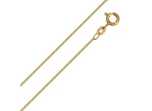 Image of Goldkette ONE ELEMENT "Halskette aus 333 Gelbgold Ø 1,10 mm" Halsketten Gr. 36, Gelbgold 333, goldfarben (gold) Damen Goldketten Gold Schmuck Rundankerkette