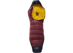 5703384084042 - Mumienschlafsack NORDISK Oscar +10Â Curve Schlafsäcke Gr L 190 cm Reißverschluss links rot (rio red) Mumienschlafsäcke